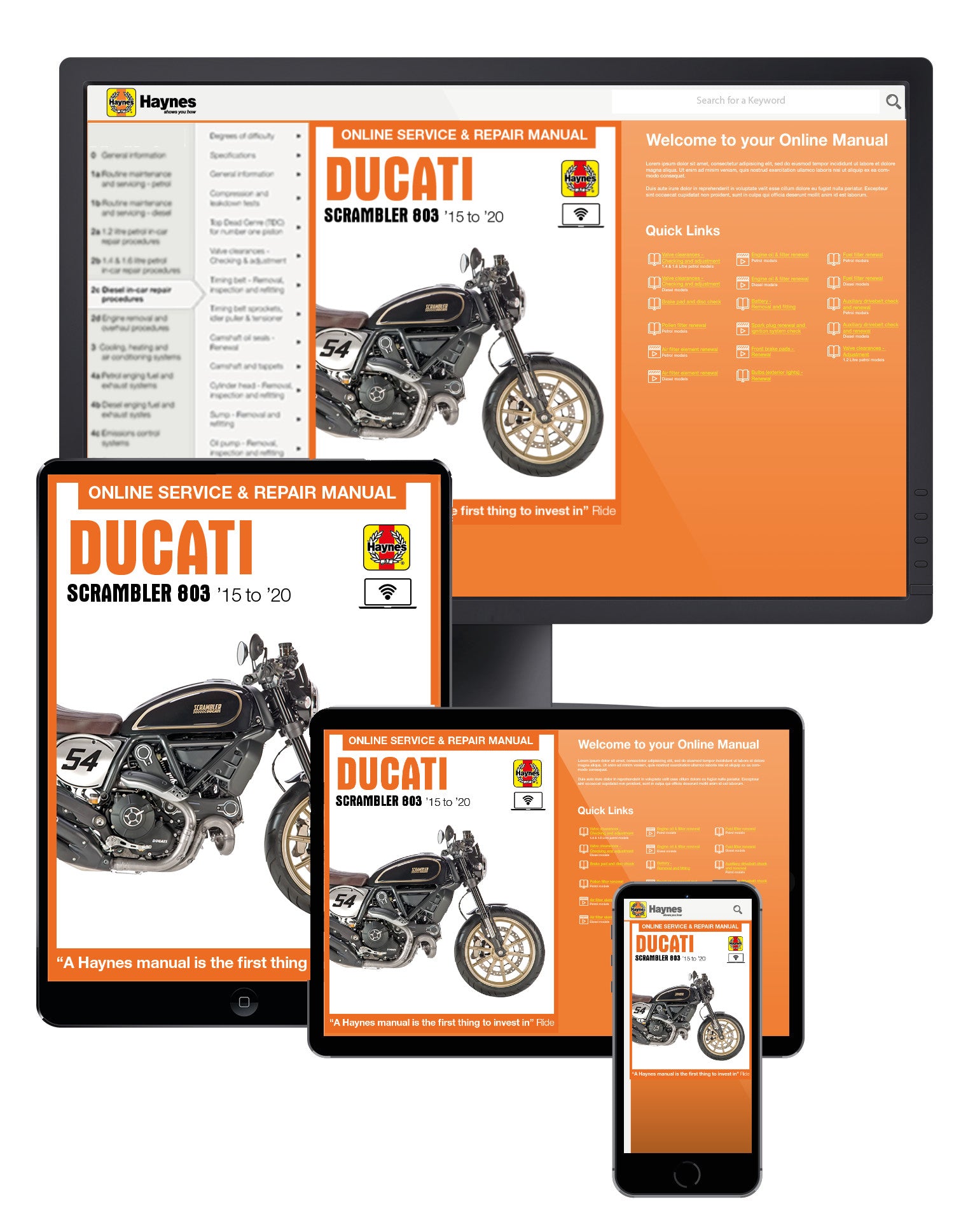 Haynes publishes new manual for Ducati 803 Scrambler – Haynes Manuals ...