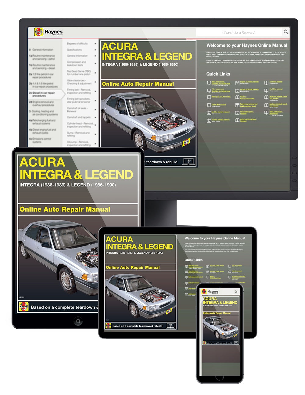 Acura Integra (86-89) & Legend (86-90) Haynes Online Manual – Haynes ...