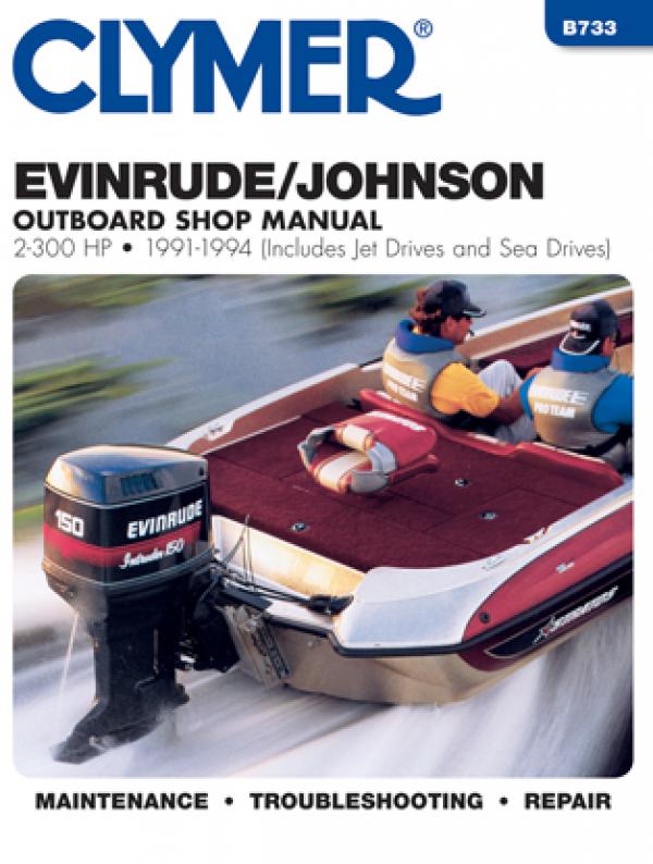 Evinrude Johnson 2-300 HP Outboards-Includes Jet Drives & Sea Drives ...