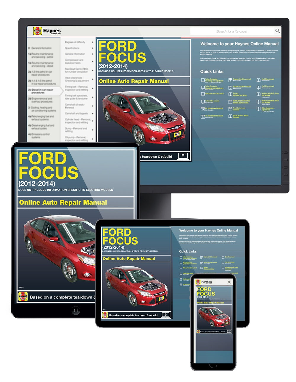 Ford Focus (2012-2014) Haynes Online Manual – Haynes Manuals Australia