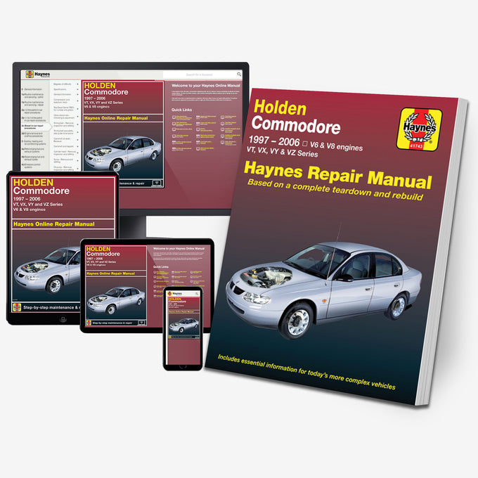 Holden Commodore (97-06) Haynes Repair Manual – Haynes Manuals Australia