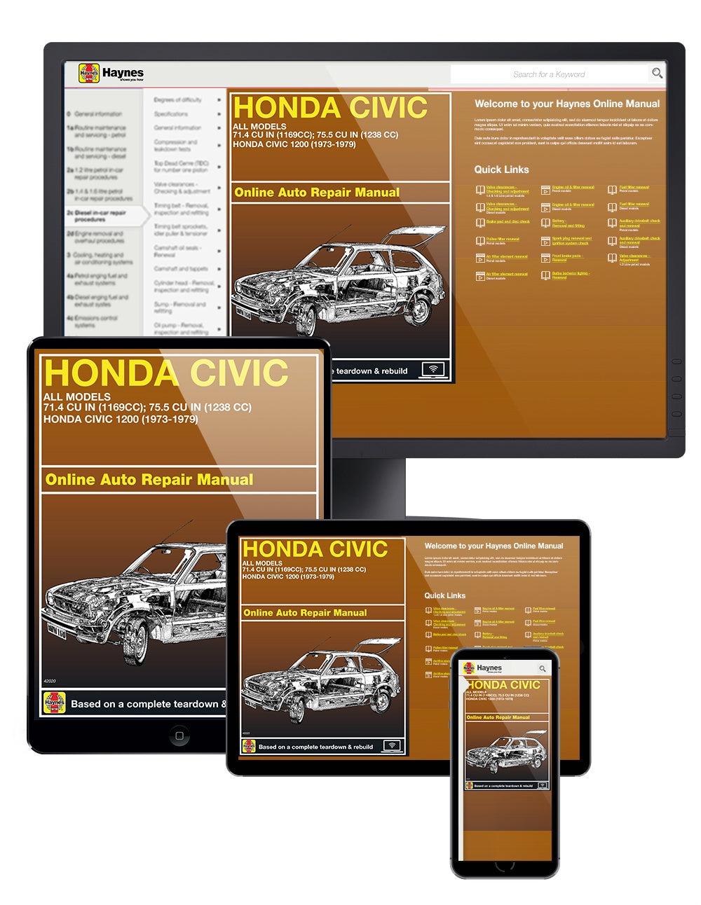 Honda Civic 1200 (73-79) Haynes Online Manual – Haynes Manuals Australia