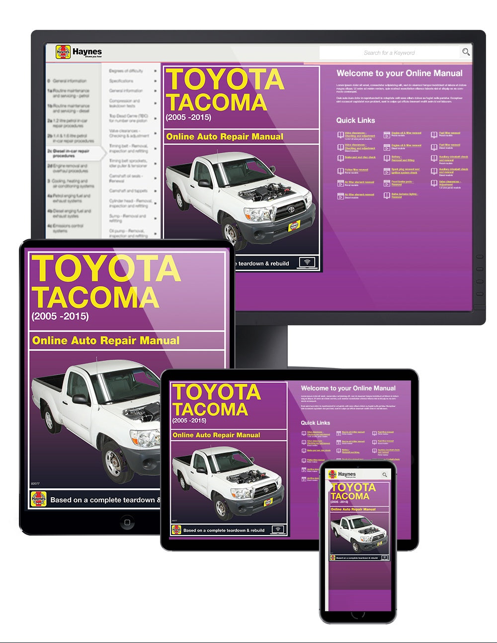 Toyota Tacoma (2005-2015) Haynes Online Manual – Haynes Manuals Australia