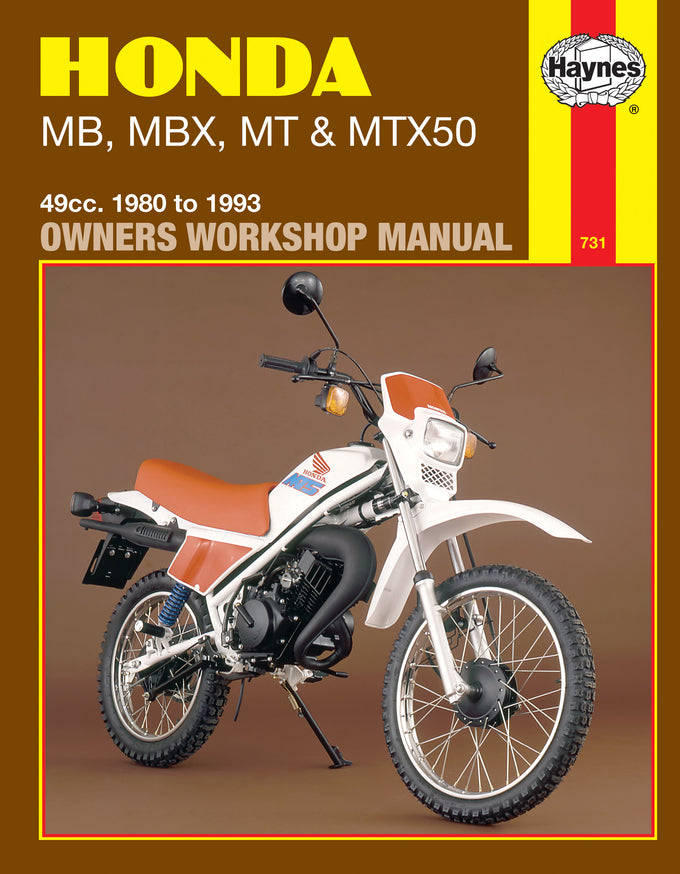 Honda MB, MBX, MT & MTX50 (80-93) Haynes Repair Manual - Digital ...