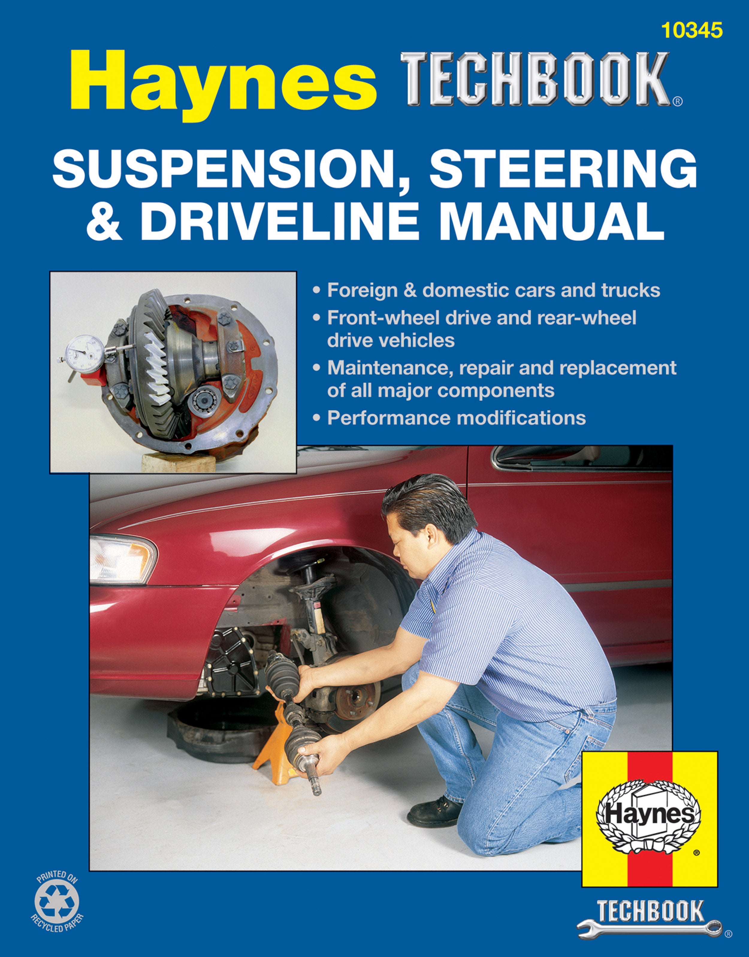 Suspension, Steering & Driveline Haynes Techbook (USA) – Haynes Manuals ...