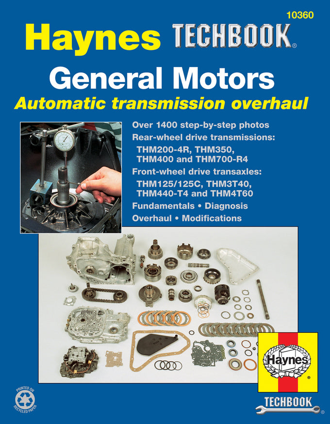 General Motors Automatic Transmission Overhaul Haynes Online Manual ...