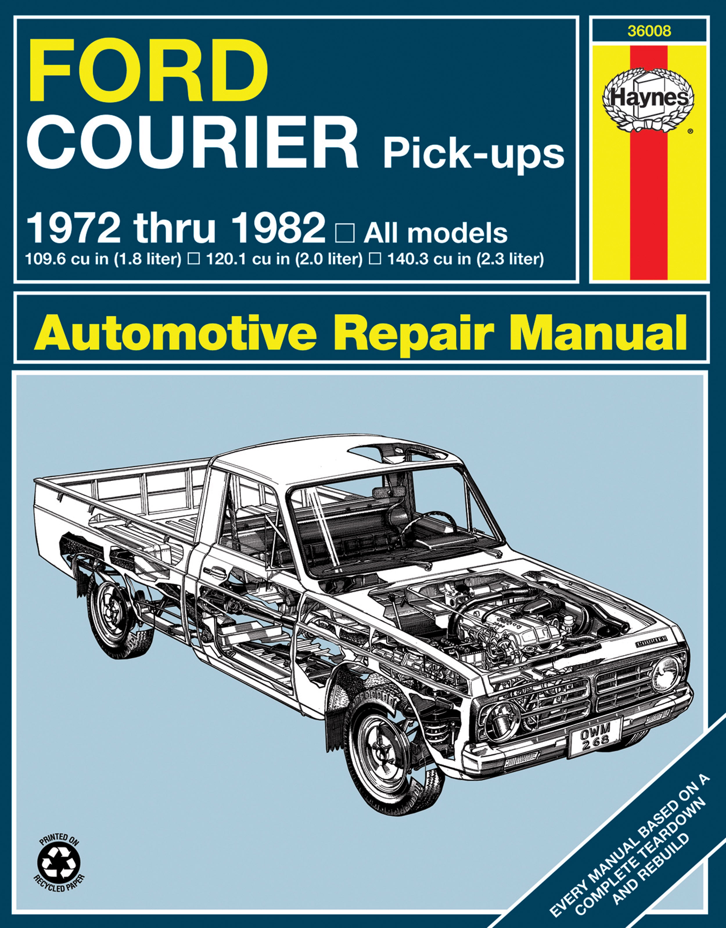 Ford Courier pick-ups (1972-1982) Haynes Repair Manual (USA) – Haynes ...