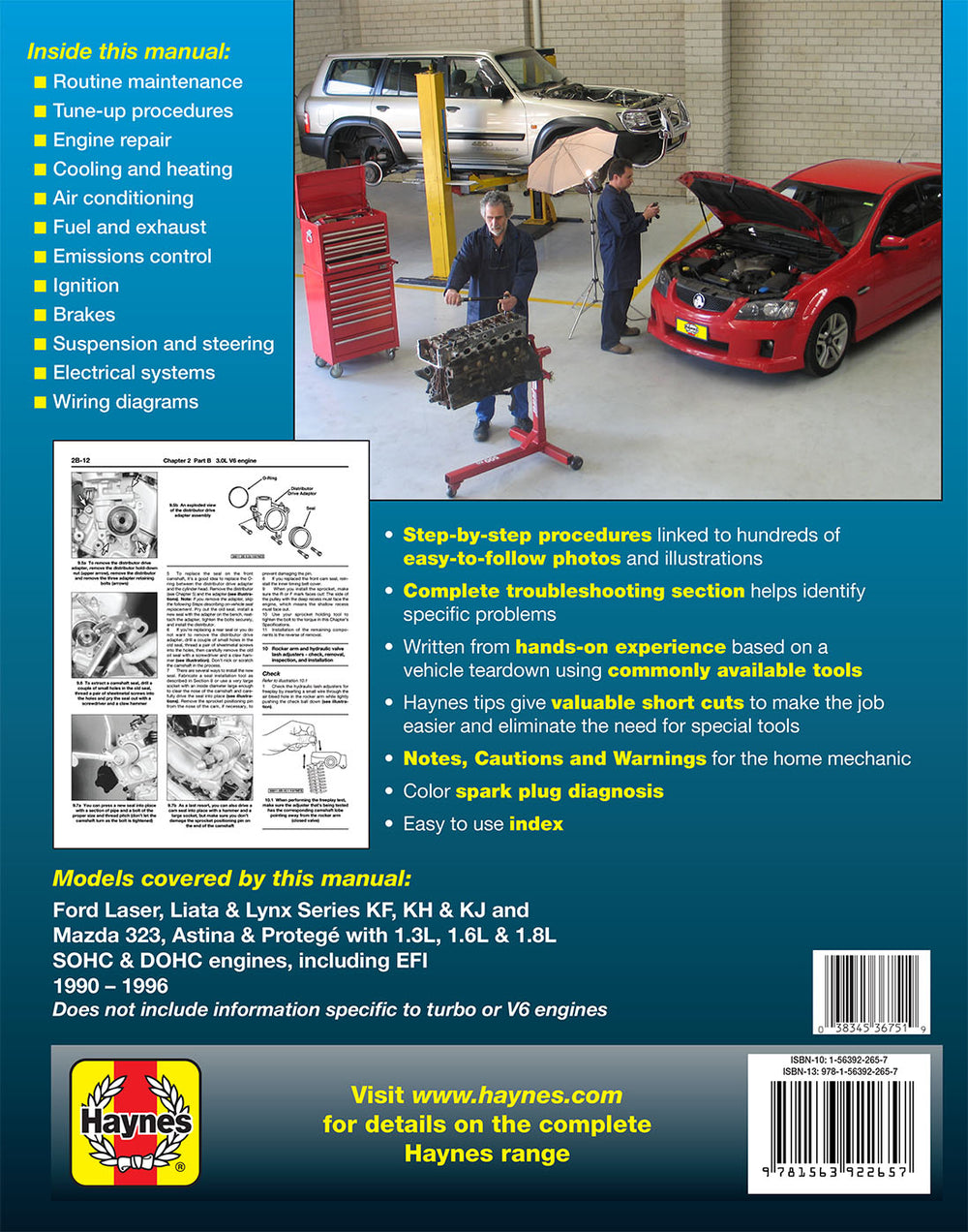 Ford Laser and Mazda 323 (90-96) Haynes Repair Manual – Haynes Manuals ...