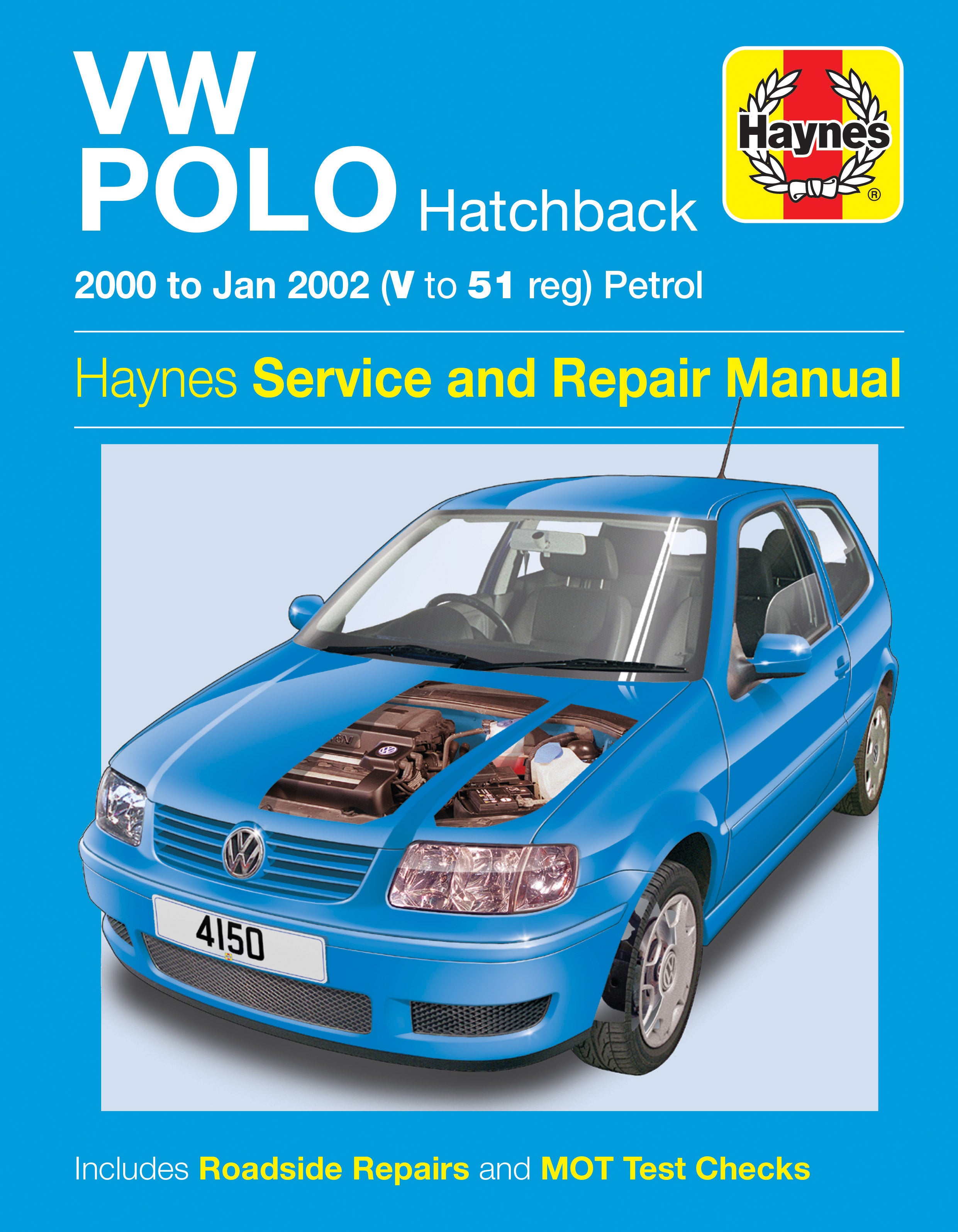 VW Polo Hatchback Petrol (00 - Jan 02) Haynes Repair Manual – Haynes ...