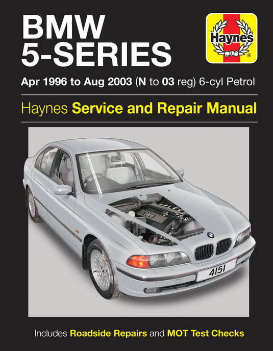 BMW 5-Series 6-cyl Petrol (April 96 - Aug 03) Haynes Repair Manual ...
