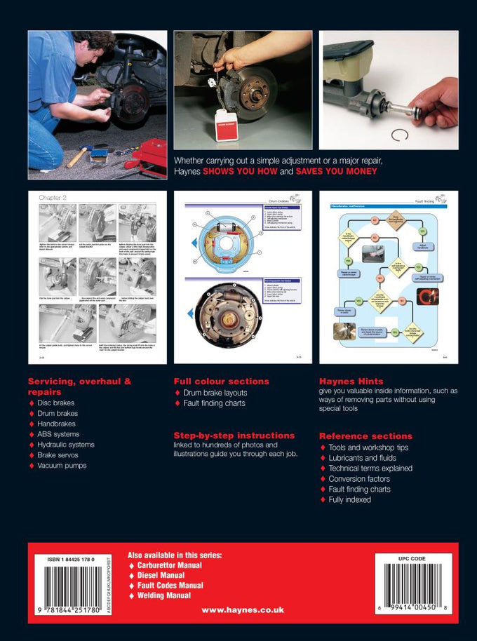 Haynes Manual on Brakes – Haynes Manuals Australia