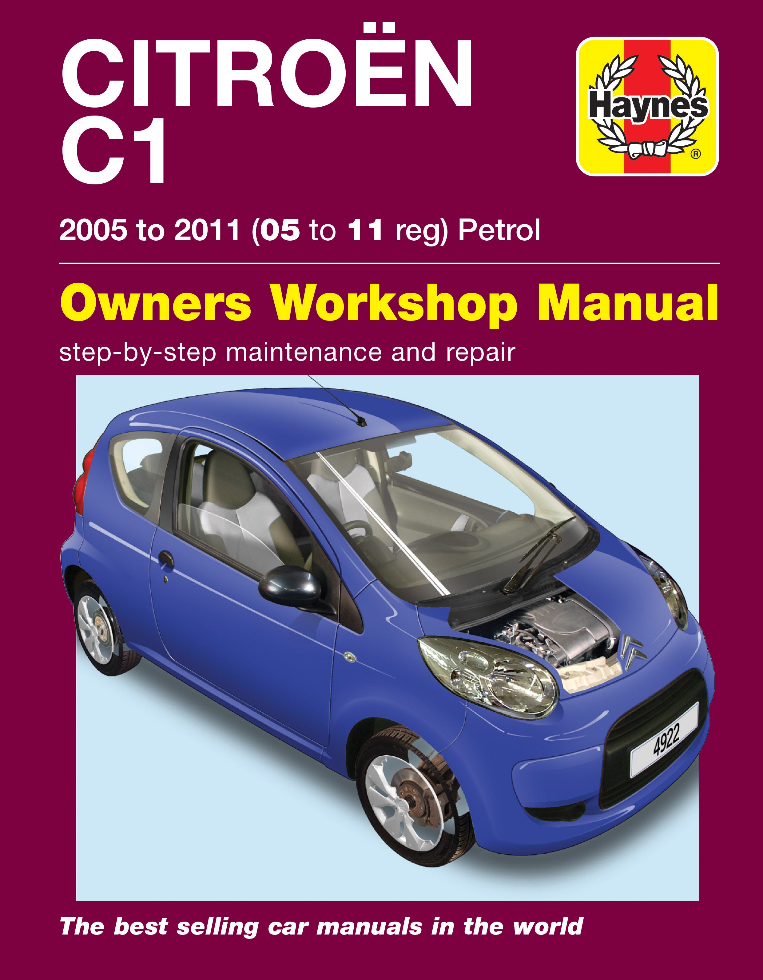 Citroen C1 Petrol (05 - 11) Haynes Repair Manual – Haynes Manuals Australia
