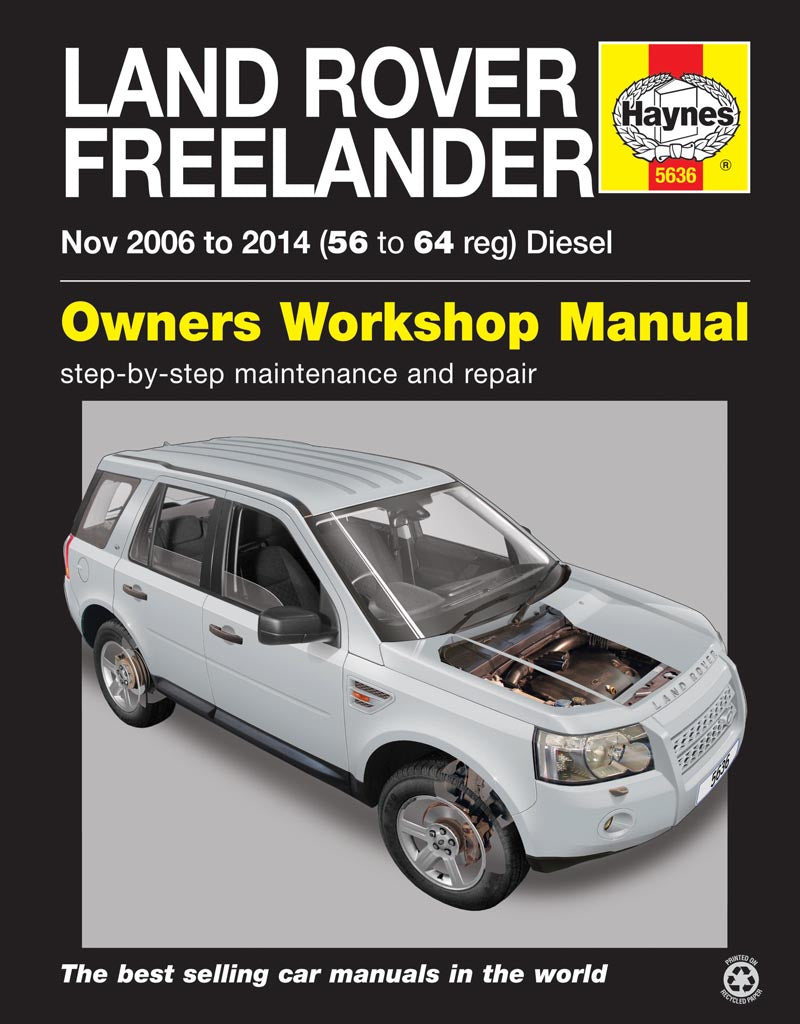 Land Rover Freelander (Nov 06 - 14) Haynes Repair Manual – Haynes ...