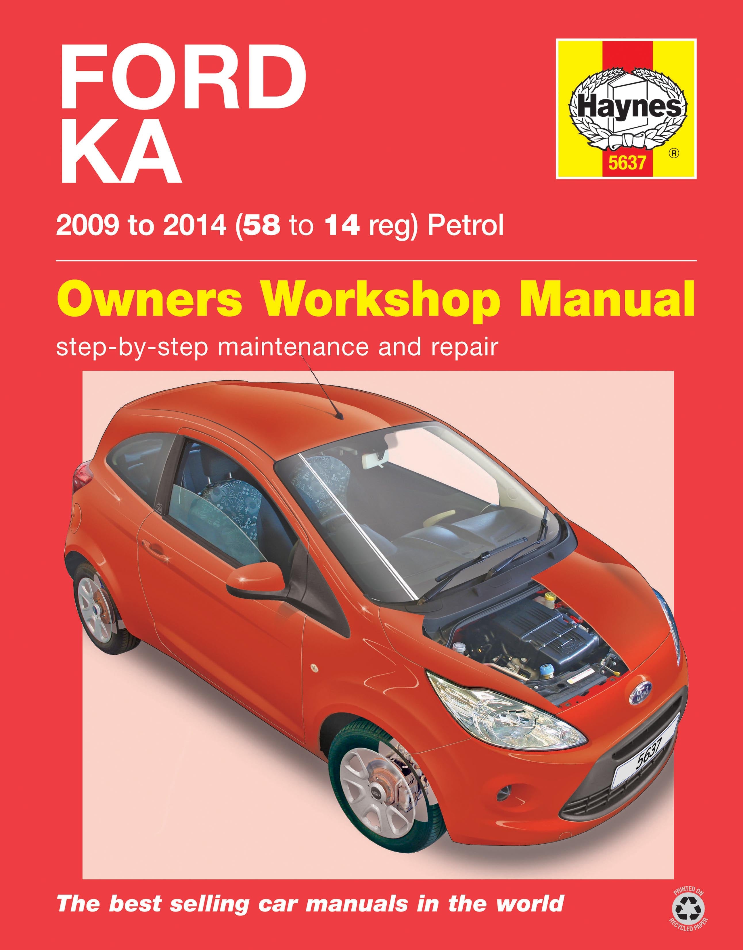 Ford Ka (09 - 14) Haynes Repair Manual – Haynes Manuals Australia