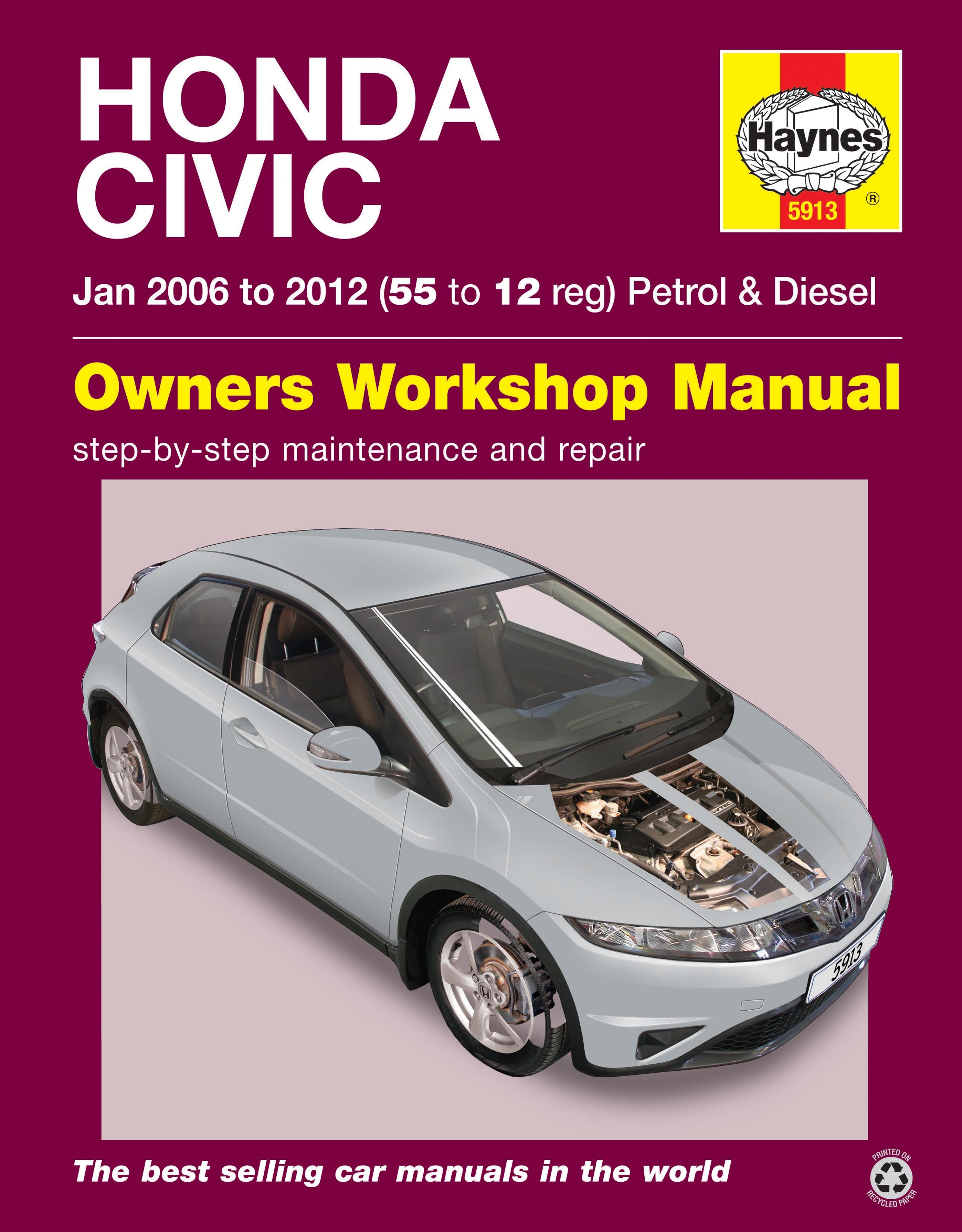 Honda Civic (06 - 13) Haynes Haynes Online Manual – Haynes Manuals ...