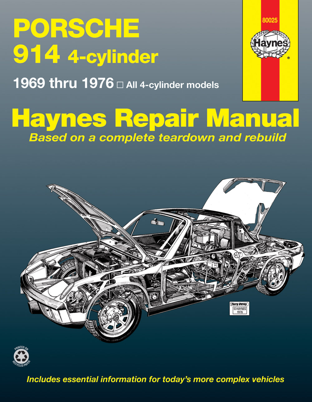 Porsche 914 4-cylinder (1969-1976) Haynes Repair Manual (USA) – Haynes ...
