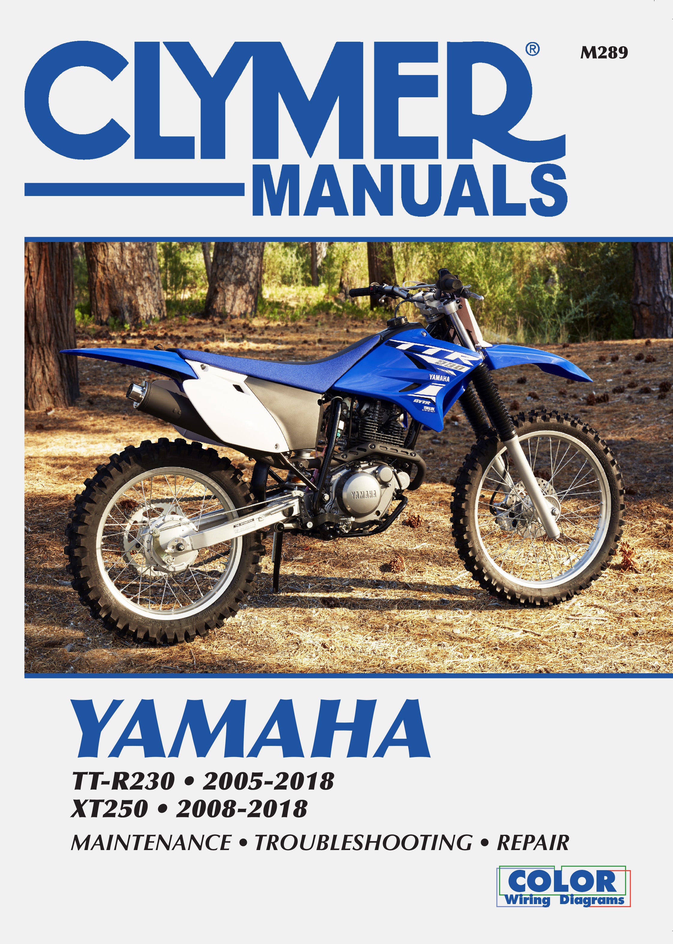 Yamaha TT-R30 and XT250 (2005 - 2018) Clymer Online Repair Manual ...