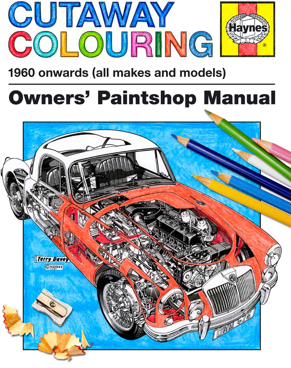 Classic Cutaways Colouring Book – Haynes Manuals Australia