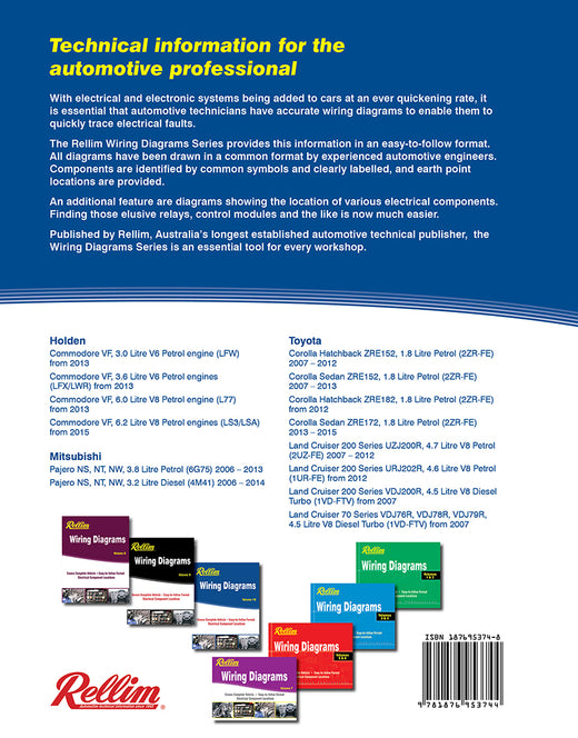 Rellim Wiring Diagrams Vol 10 – Haynes Manuals Australia